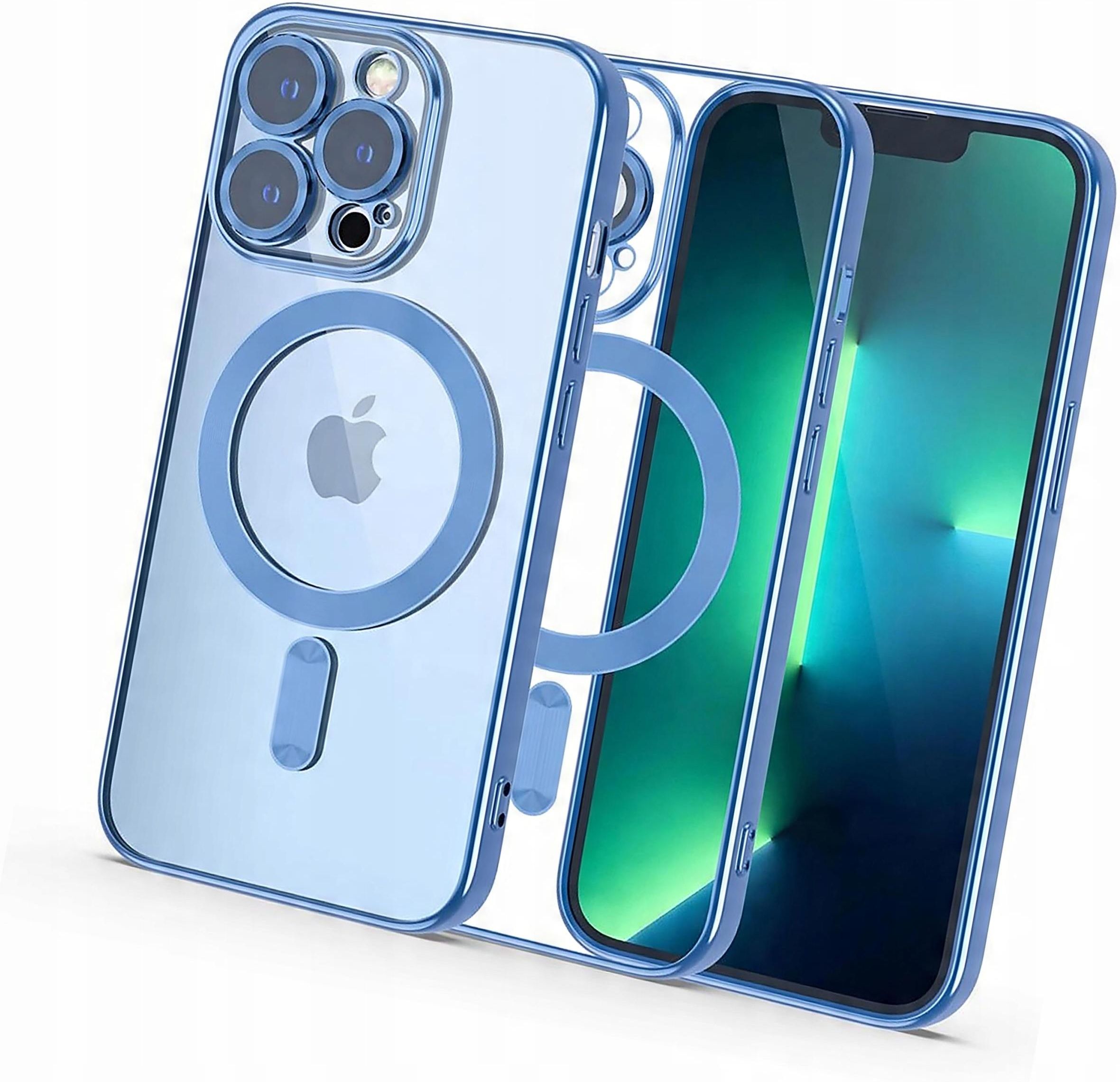 Tech-Protect Etui Magshine Line Magsafe Na Iphone 13 Pro Niebieskie ...