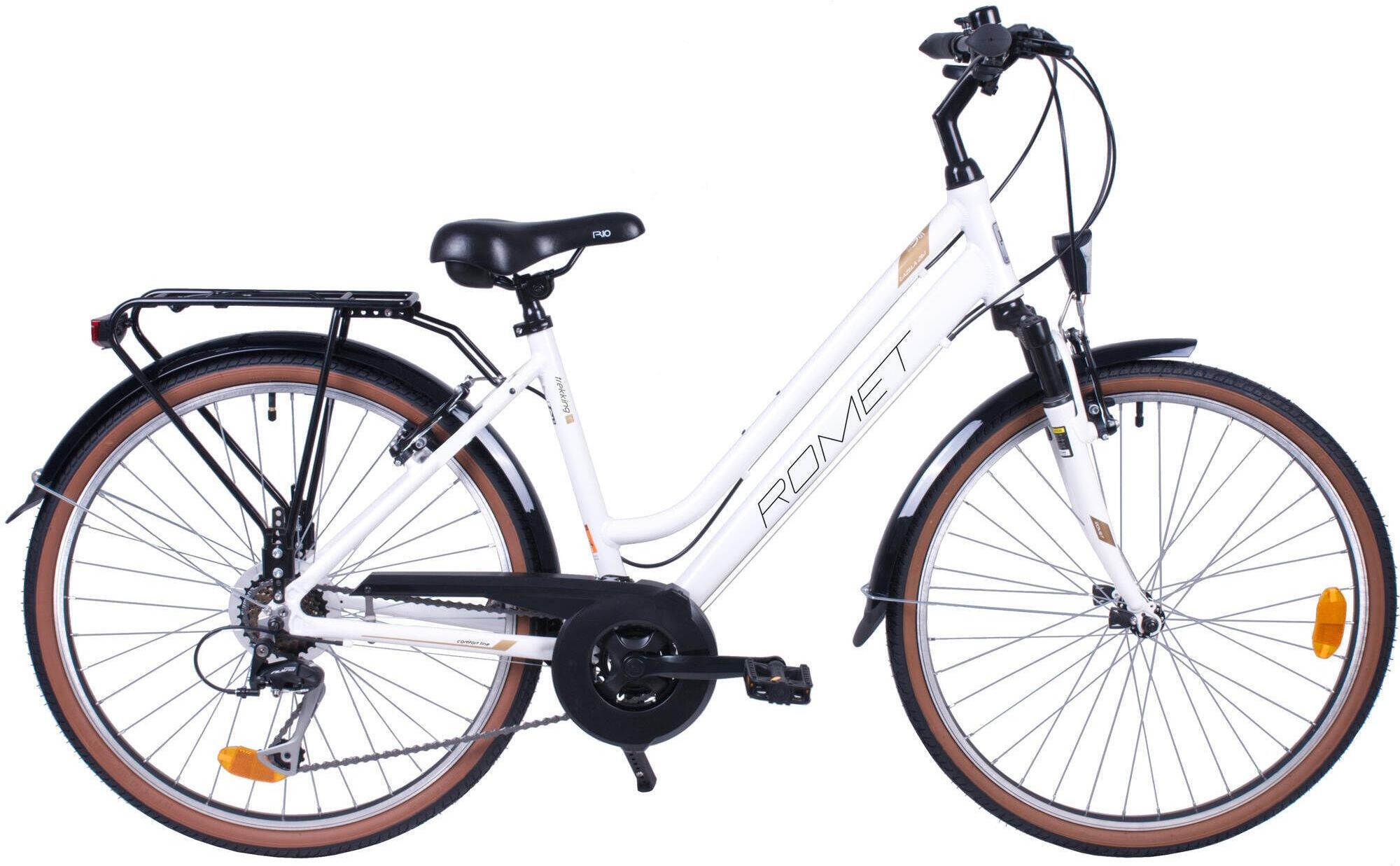 Romet Rower Trekkingowy Damski Gazela 1 M17 Biało-Złoty 26 2025 ...