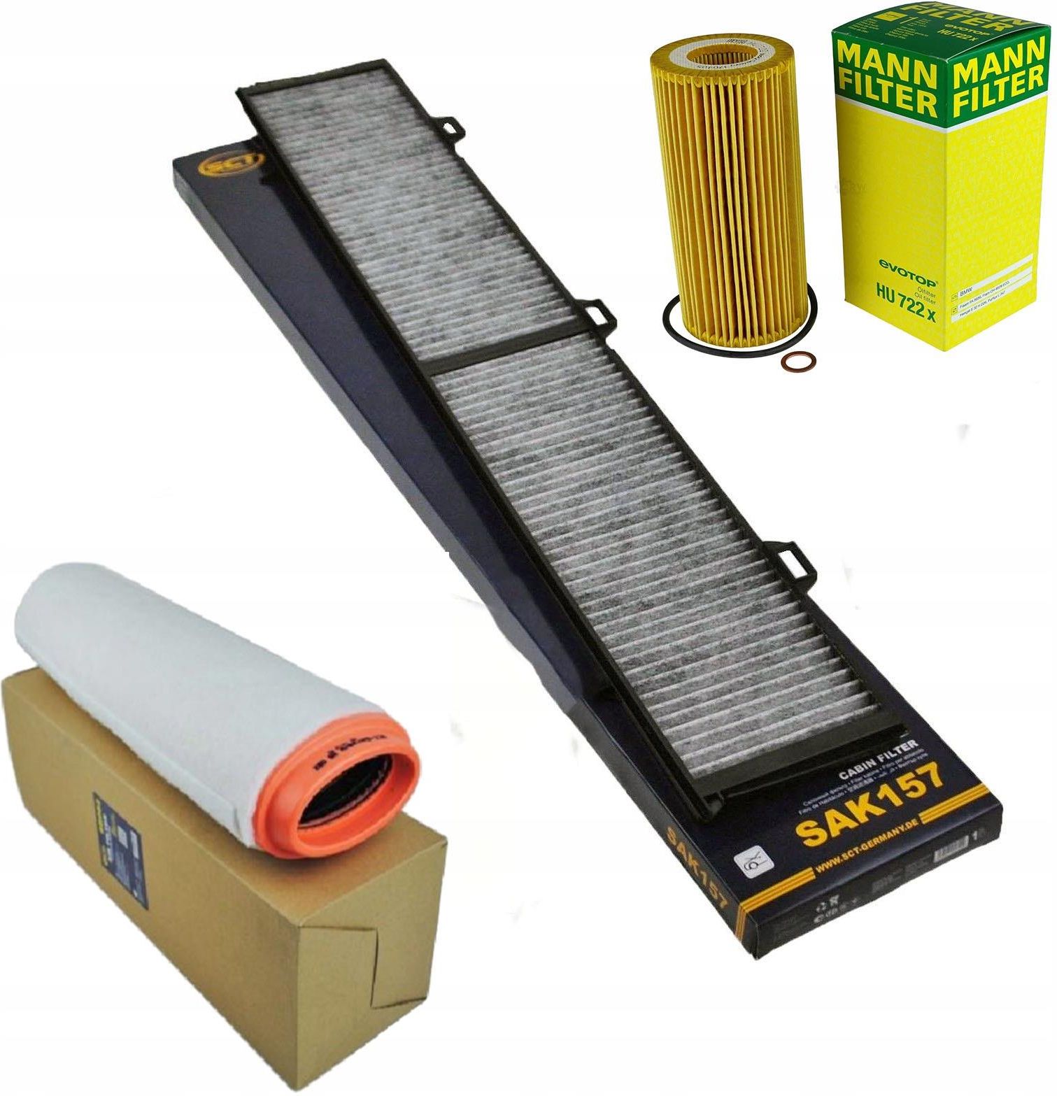 Mann-Filter Zestaw Filtrów Bmw 1 E81 E87 118D 122Ps 120D 163Kw - Opinie ...