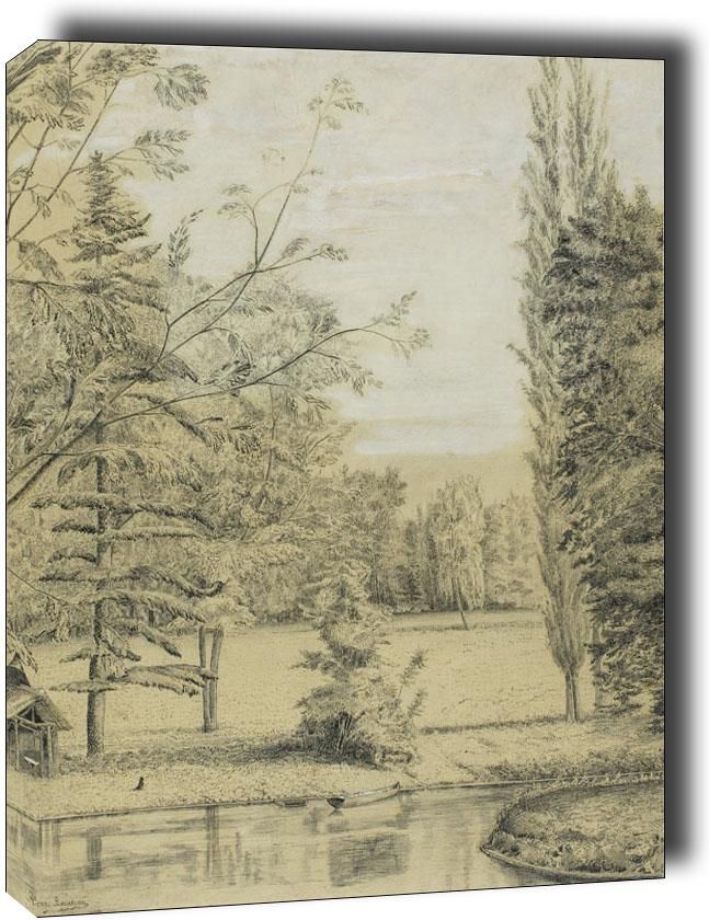 Galeria Plakatu River And Park Landscape Henri Rousseau Obraz Na ...