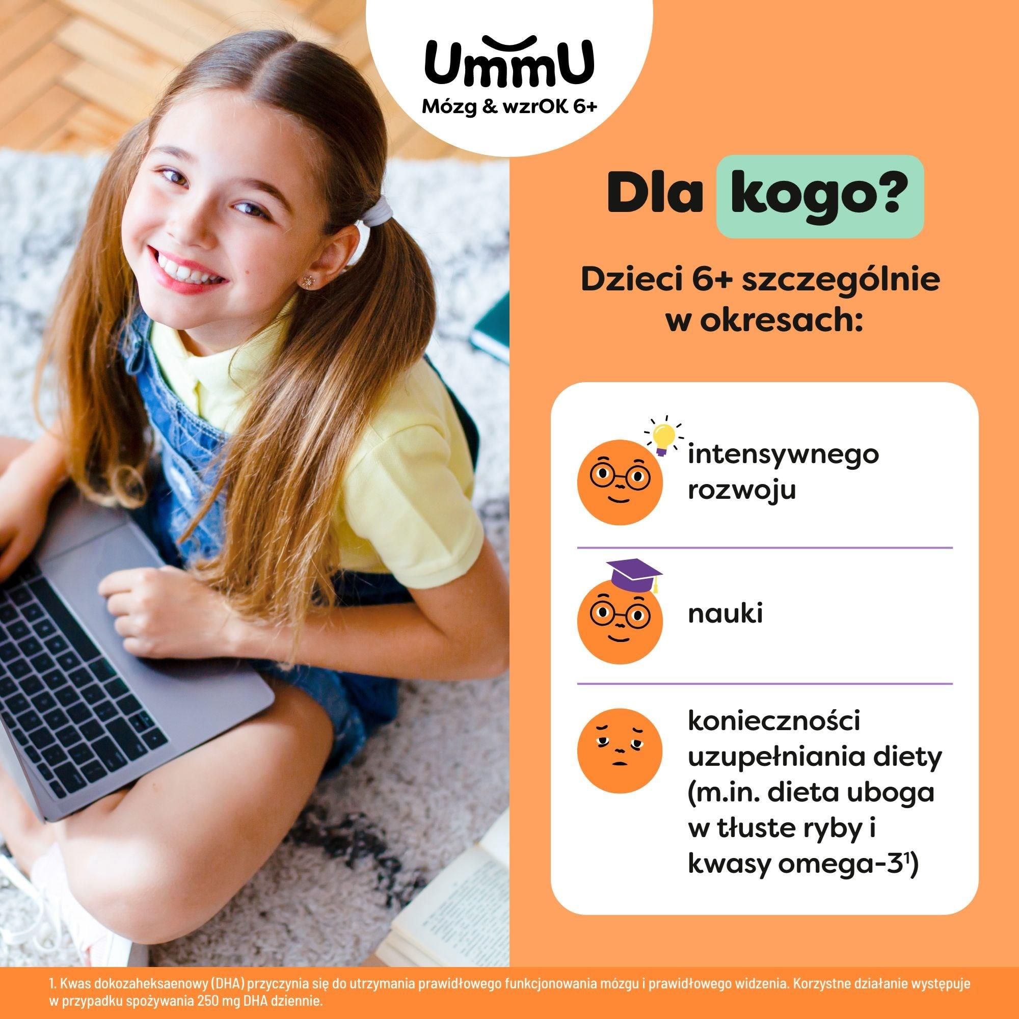 UmmU Mózg & Wzrok 6+ 150 ml - Opinie i ceny na Ceneo.pl
