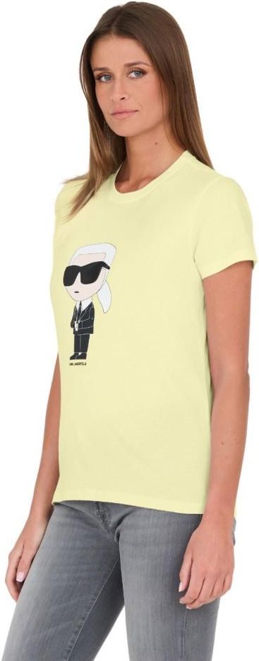 KARL LAGERFELD Żółty t-shirt Ikonik 2.0 Karl T-shirt, Rozmiar S - Ceny ...