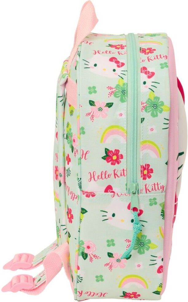 Hello Kitty Plecak Szkolny Kolor Zielony Różowy 22x27x10cm 3D (S4310542 ...