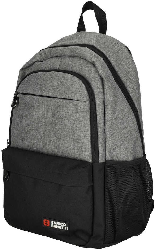 Enrico Benetti Hamburg Notebook Backpack 23L Light Grey Eb-62144026 ...