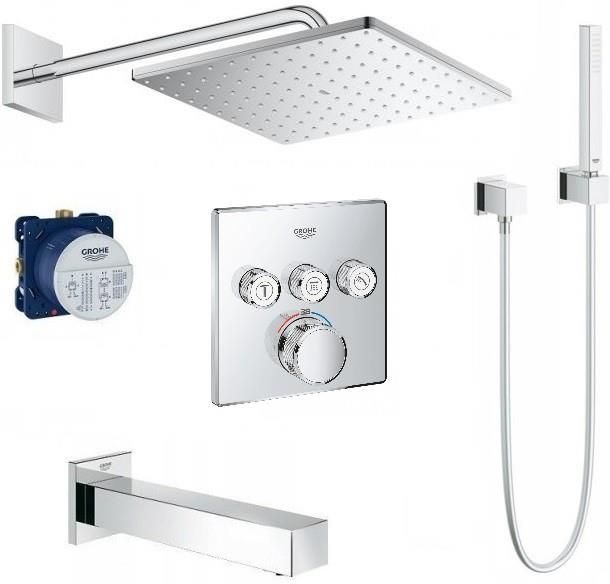 Zestaw prysznicowy Grohe Smartcontrol Euphoria Cube 29126000WAN01 - Opinie i ceny na Ceneo.pl