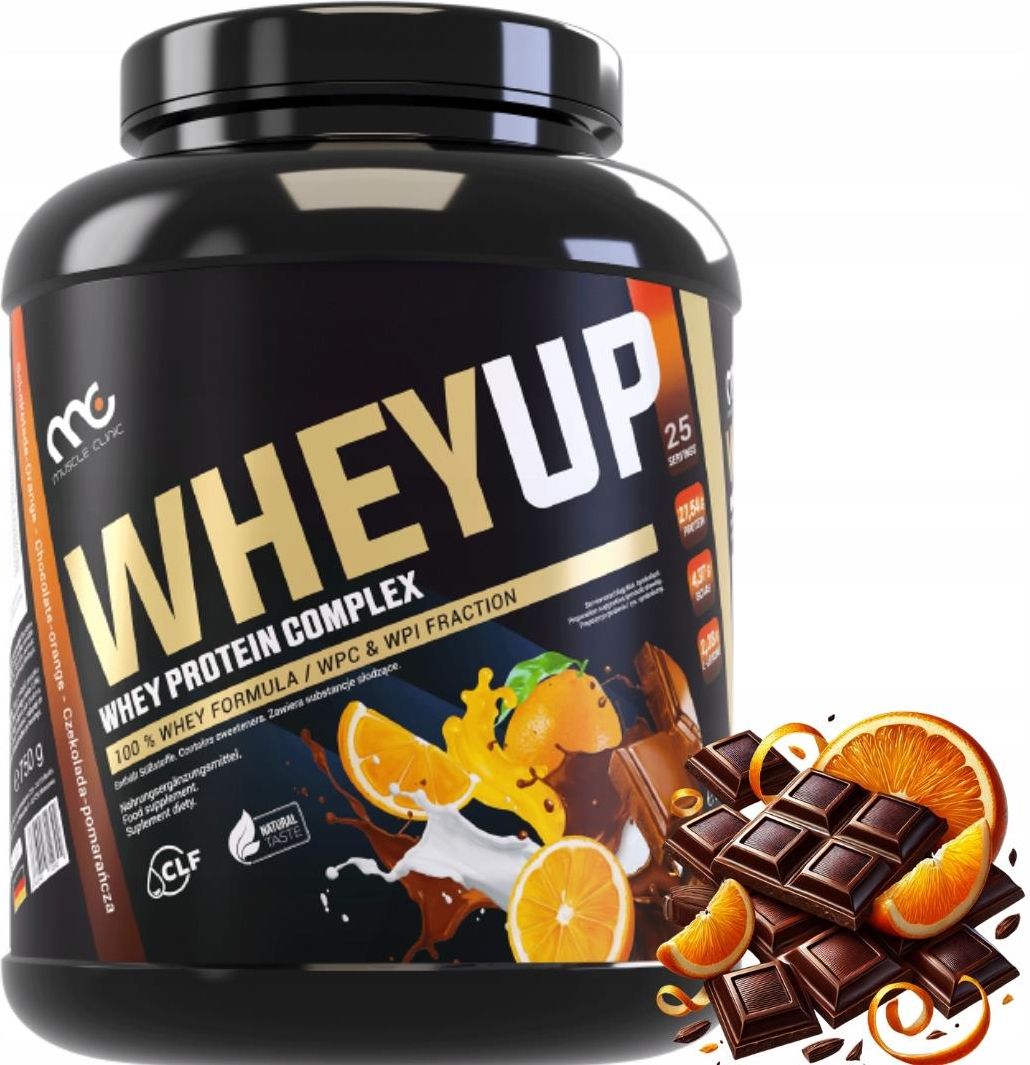 Odżywka białkowa MUSCLE CLINIC WheyUpkoncentrat 750g - Ceny i opinie - Ceneo.pl