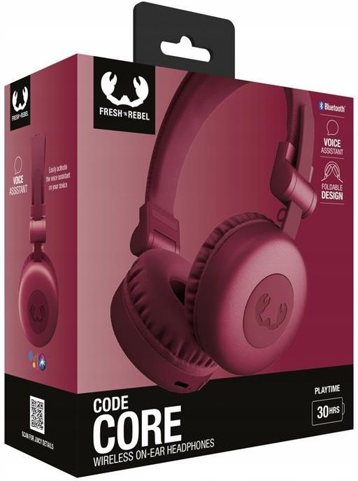 Słuchawki Fresh N Rebel Code Core Berry Red Czerwony - Opinie i ceny na ...