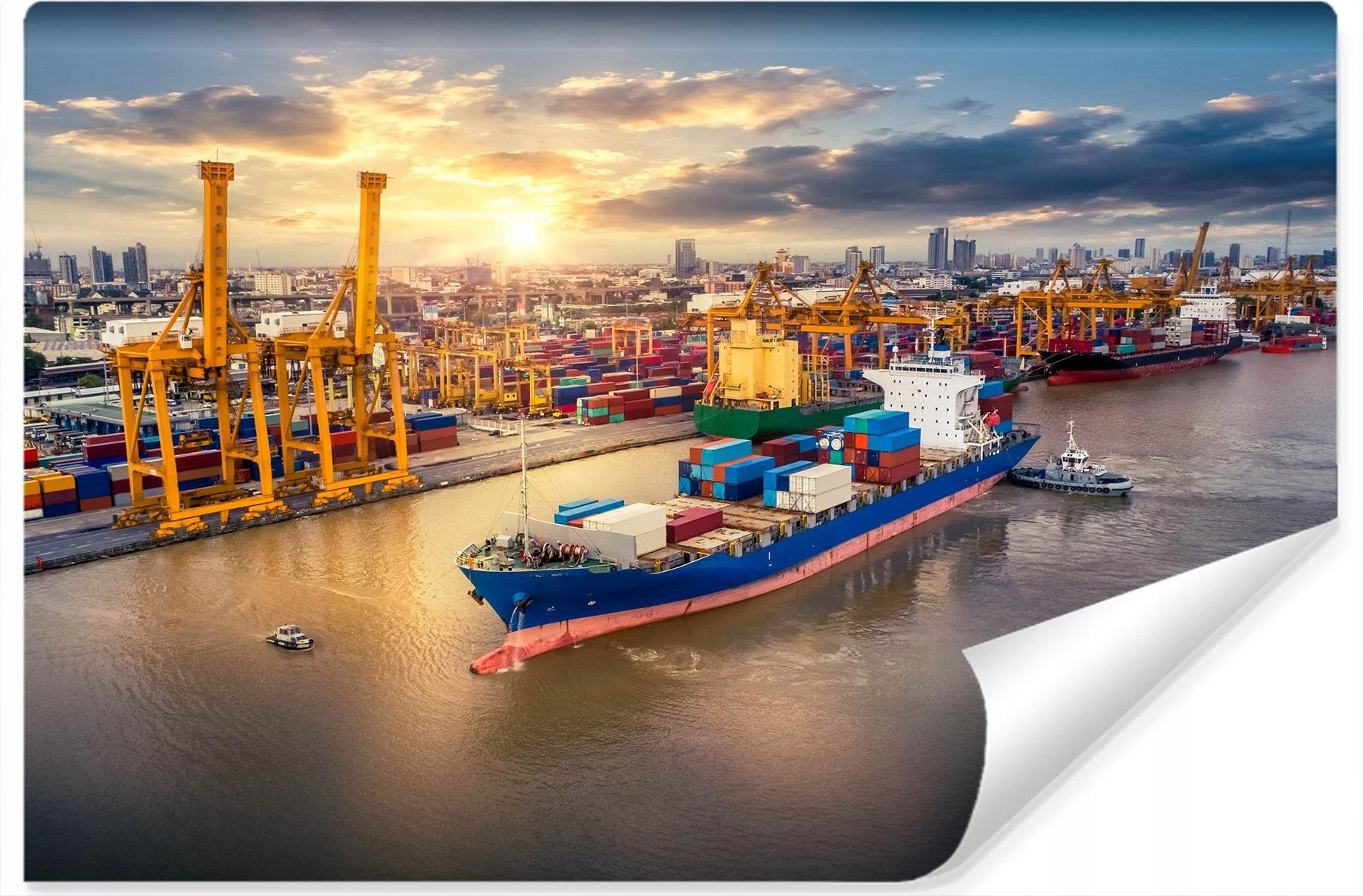 Fototapeta Panorama Statek Port do Salonu 450x300 - Opinie i ceny na ...