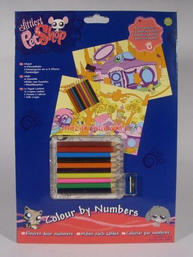 New World Toys Zestaw Szkolny - Kolorowanki - Numerki Littlest Pet Shop ...