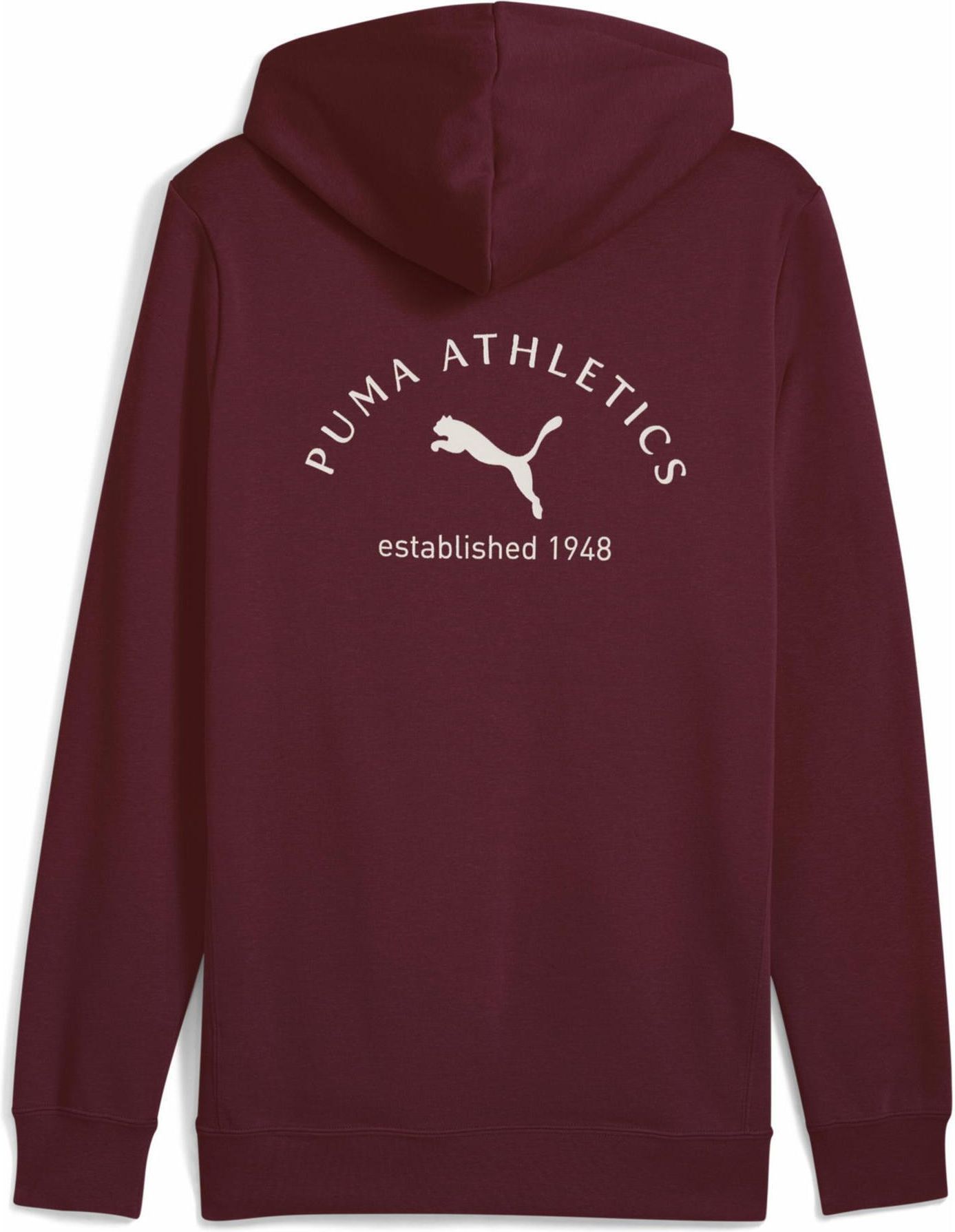 Męska bluza z kapturem PUMA Class z grafiką PUMA Ruby Shimmer Red ...