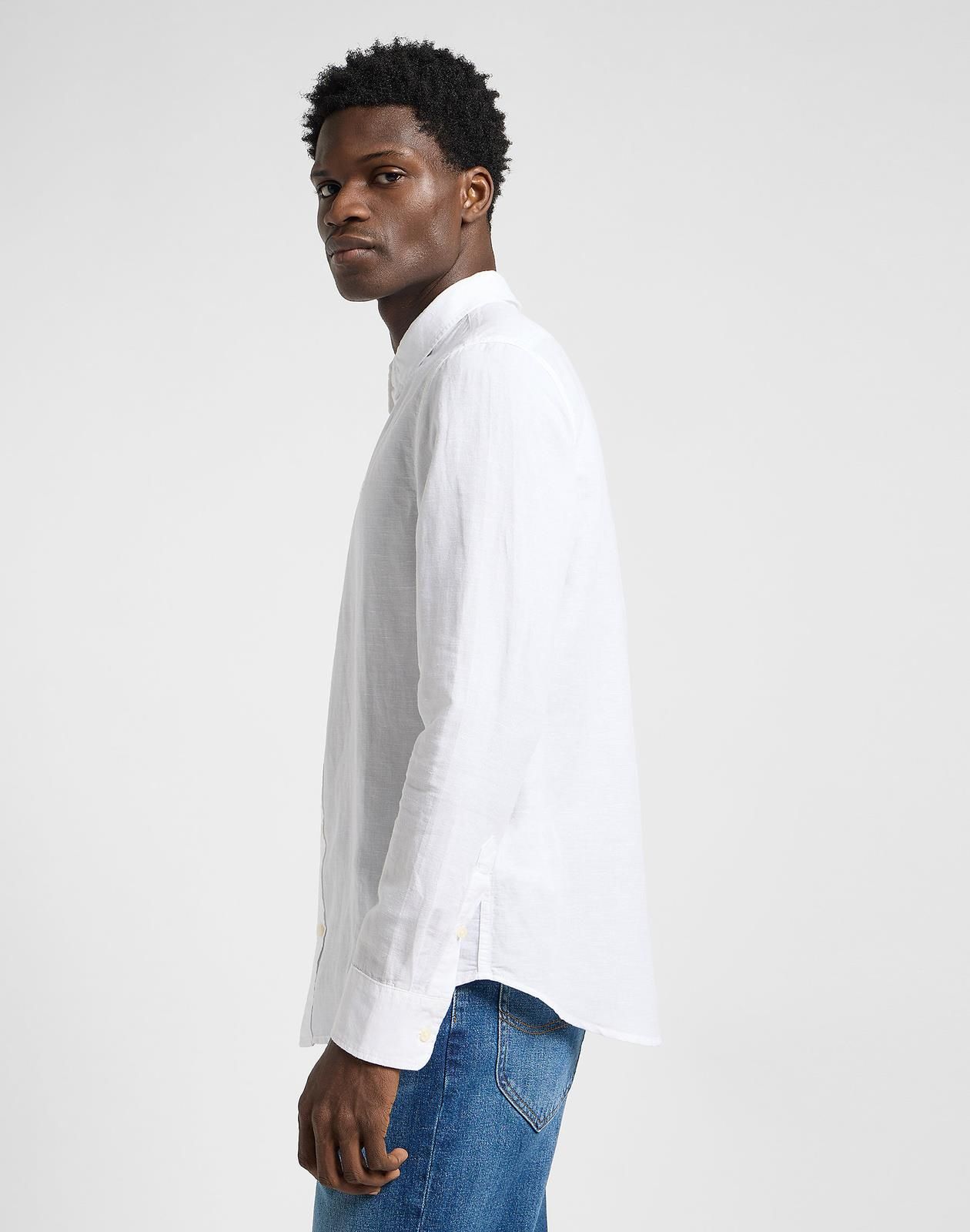 LEE PATCH SHIRT BRIGHT WHITE 112364230 - Ceny i opinie - Ceneo.pl