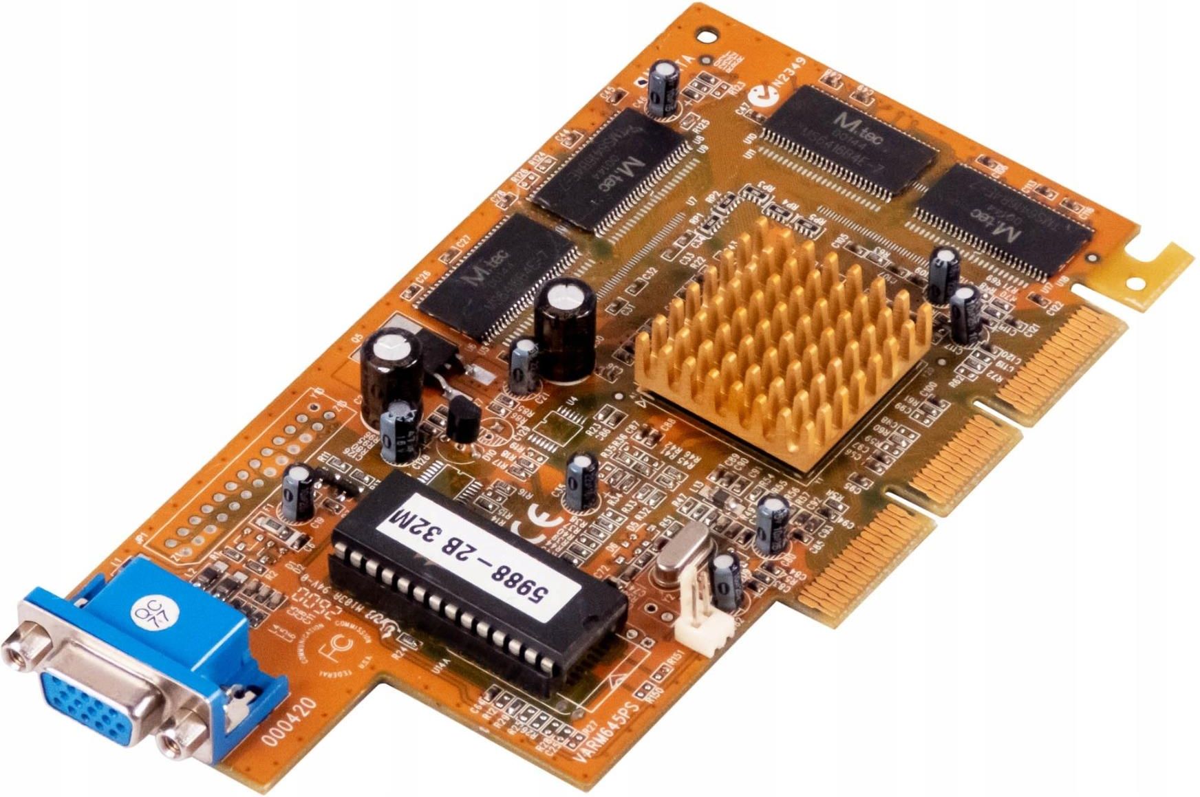Nvidia Pine Riva TNT2 M64 32MB 5988-2B Agp (VARM645PS) - Karta ...