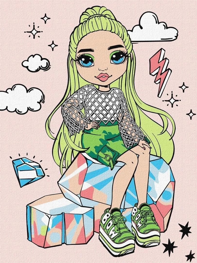 Ideyka Malowanie Po Numerach Rainbow High Jade Hunter - Ceny i opinie ...