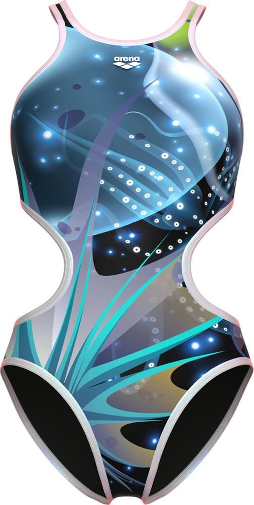 Arena Damski Strój Kąpielowy Women'S One Print Swimsuit Tech Ba Black ...