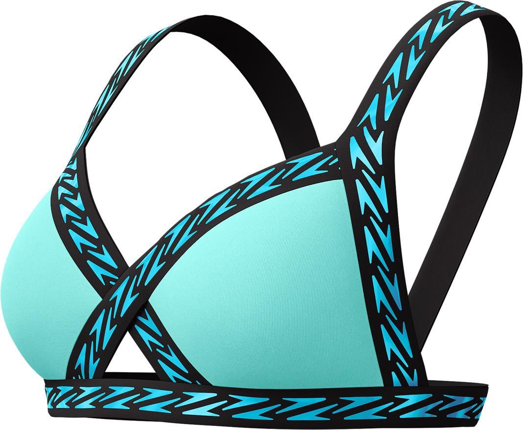 Speedo Damska Góra Stroju Kąpielowego Solid Logo Elastic Cross Front ...