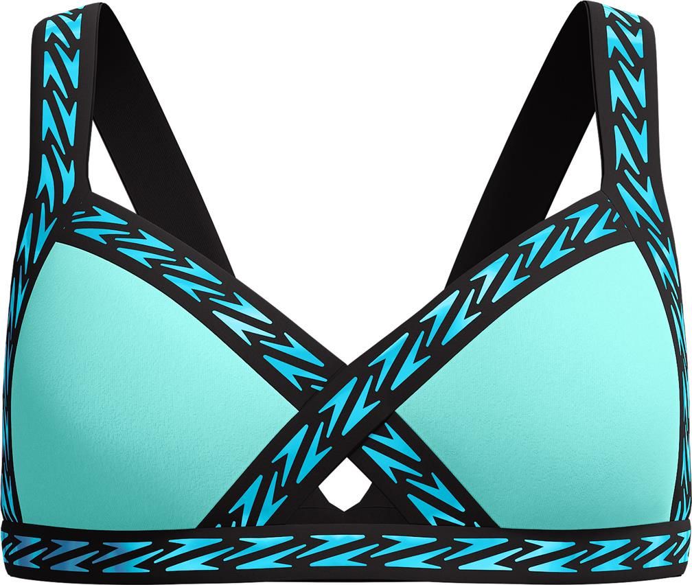 Speedo Damska Góra Stroju Kąpielowego Solid Logo Elastic Cross Front ...