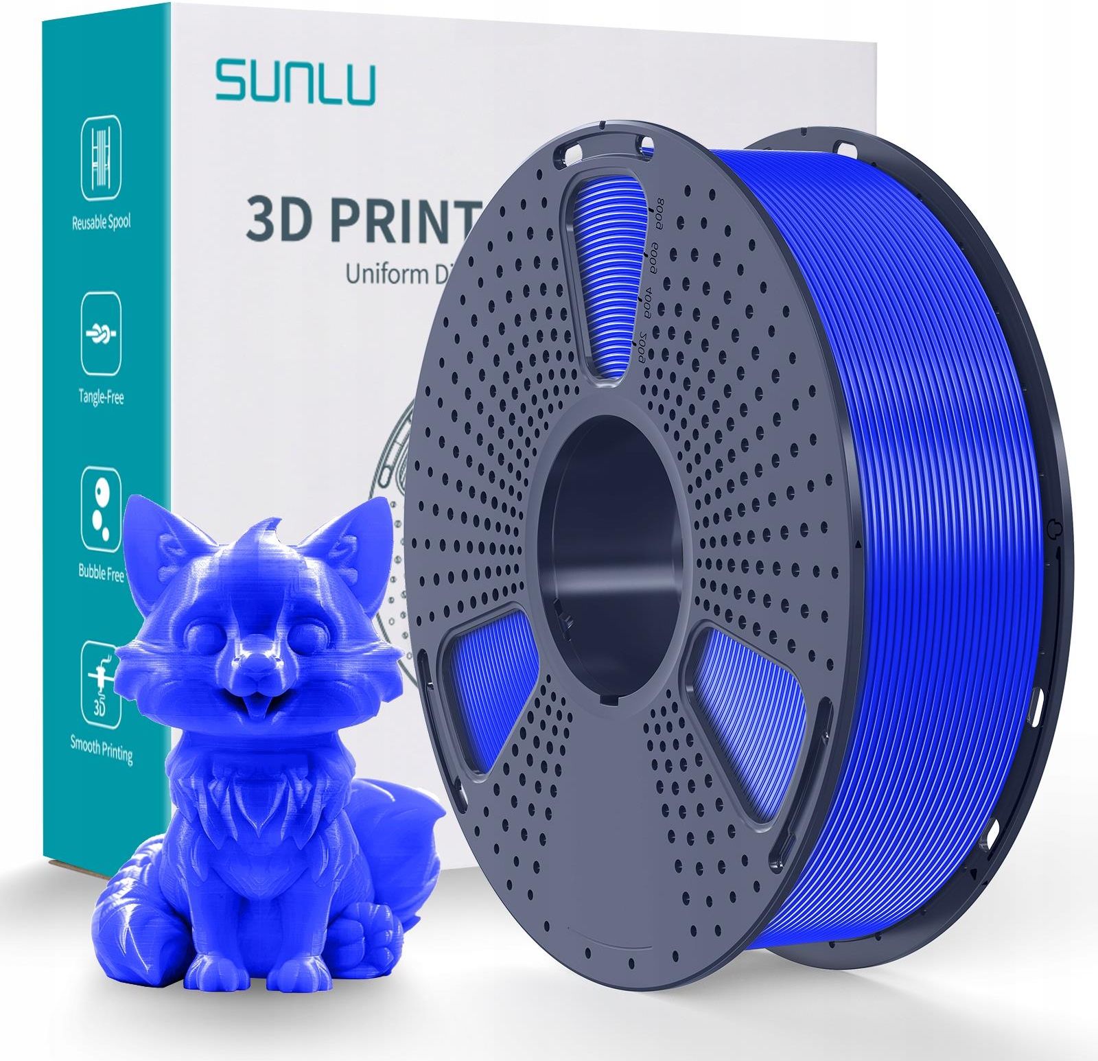Filament Sunlu Filament Petg 1Kg Niebieski (SUNLU_PETG__Niebieski ...