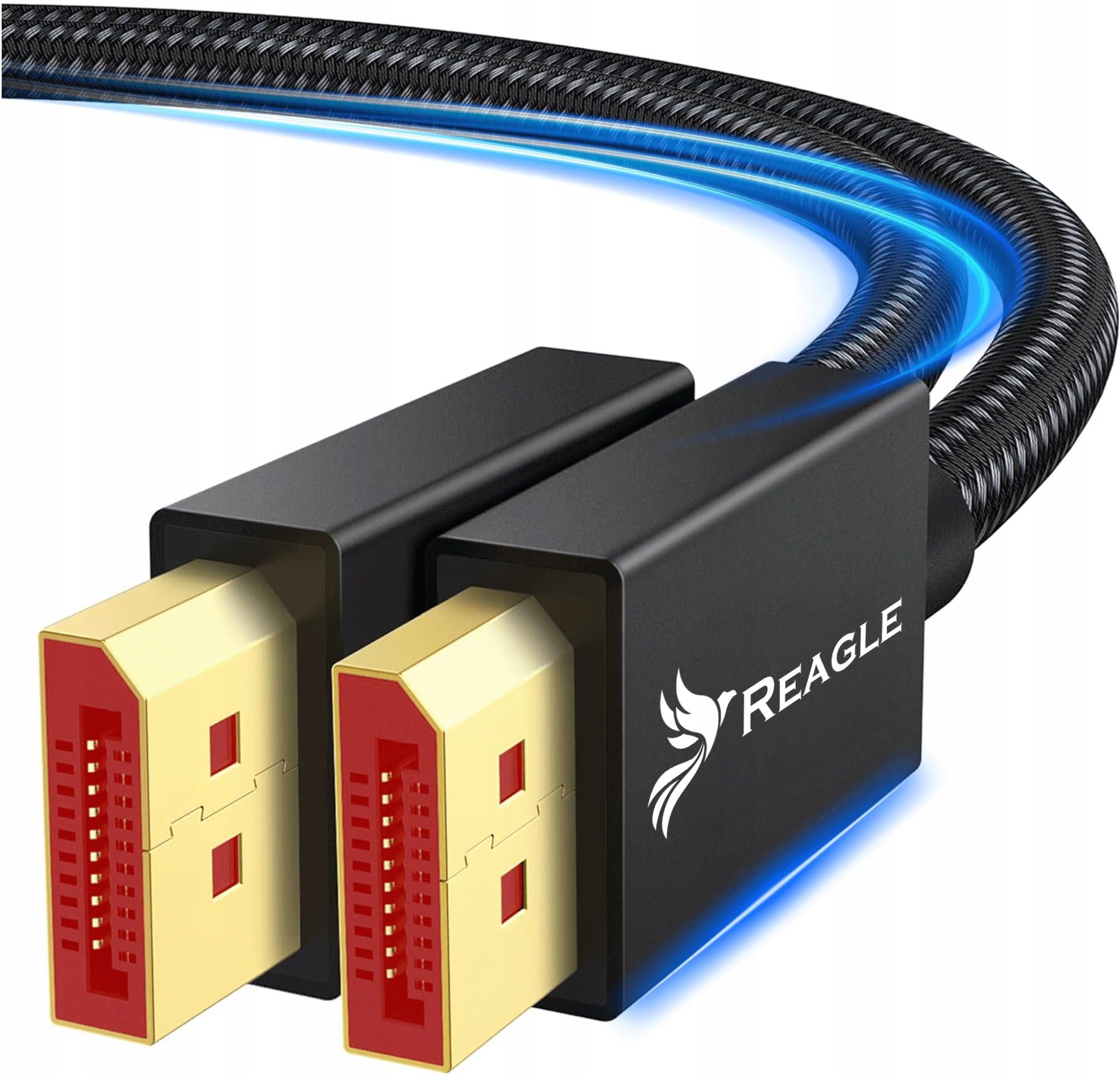 Reagle Kabel Displayport 2.1 Dp 8K 120Hz 4K 320Hz 240Hz Freesync Gsync ...