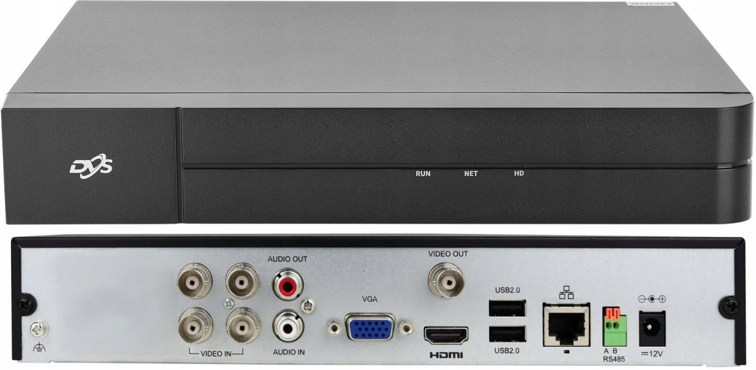 Zestaw do monitoringu Dvs Zestaw Kamer 4 Kamery Analogowe Do ...