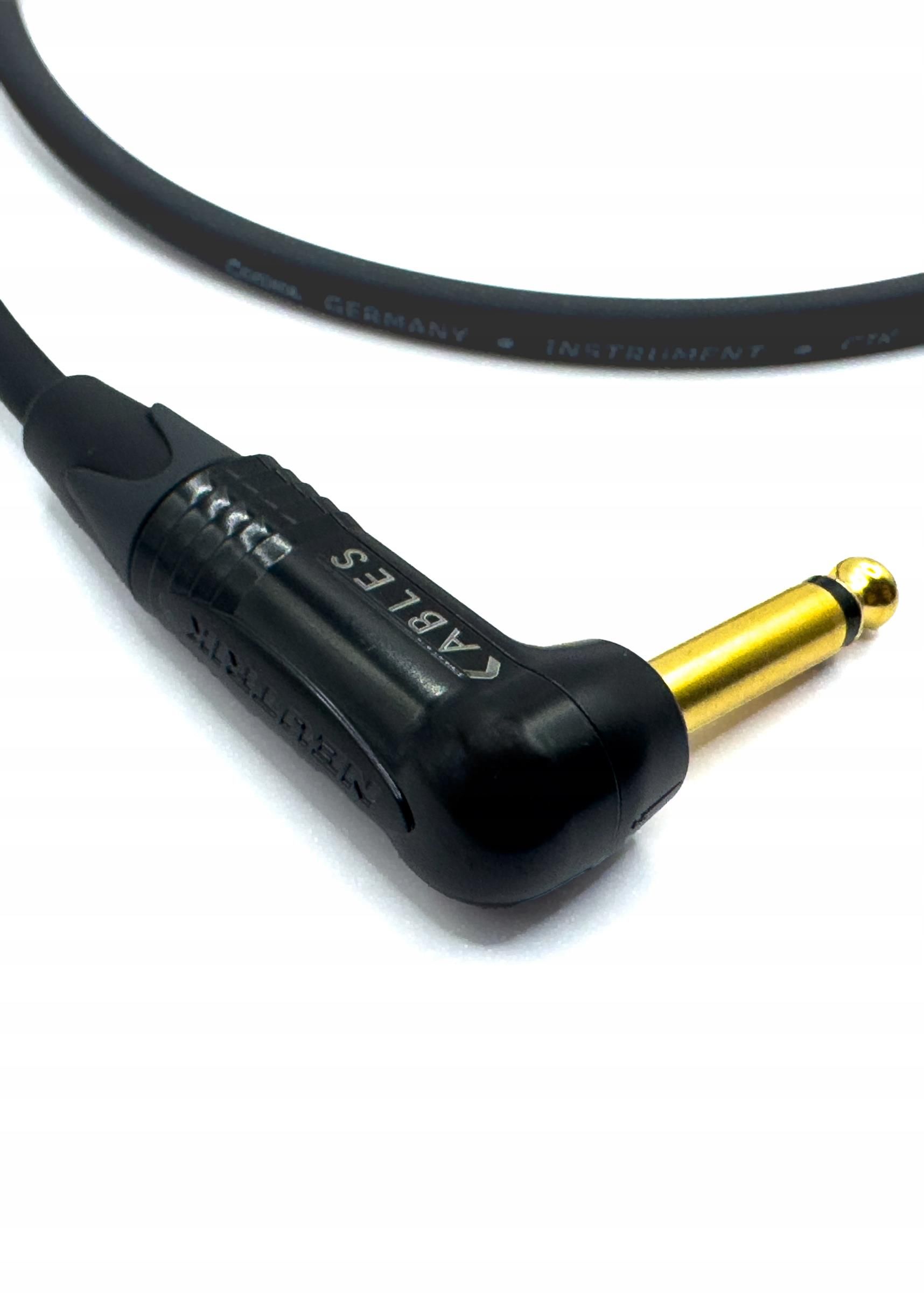 Przewód kabel audio Jack 6,3-JACK 6,3 Mono kątowy Cordial Neutrik 2m ...