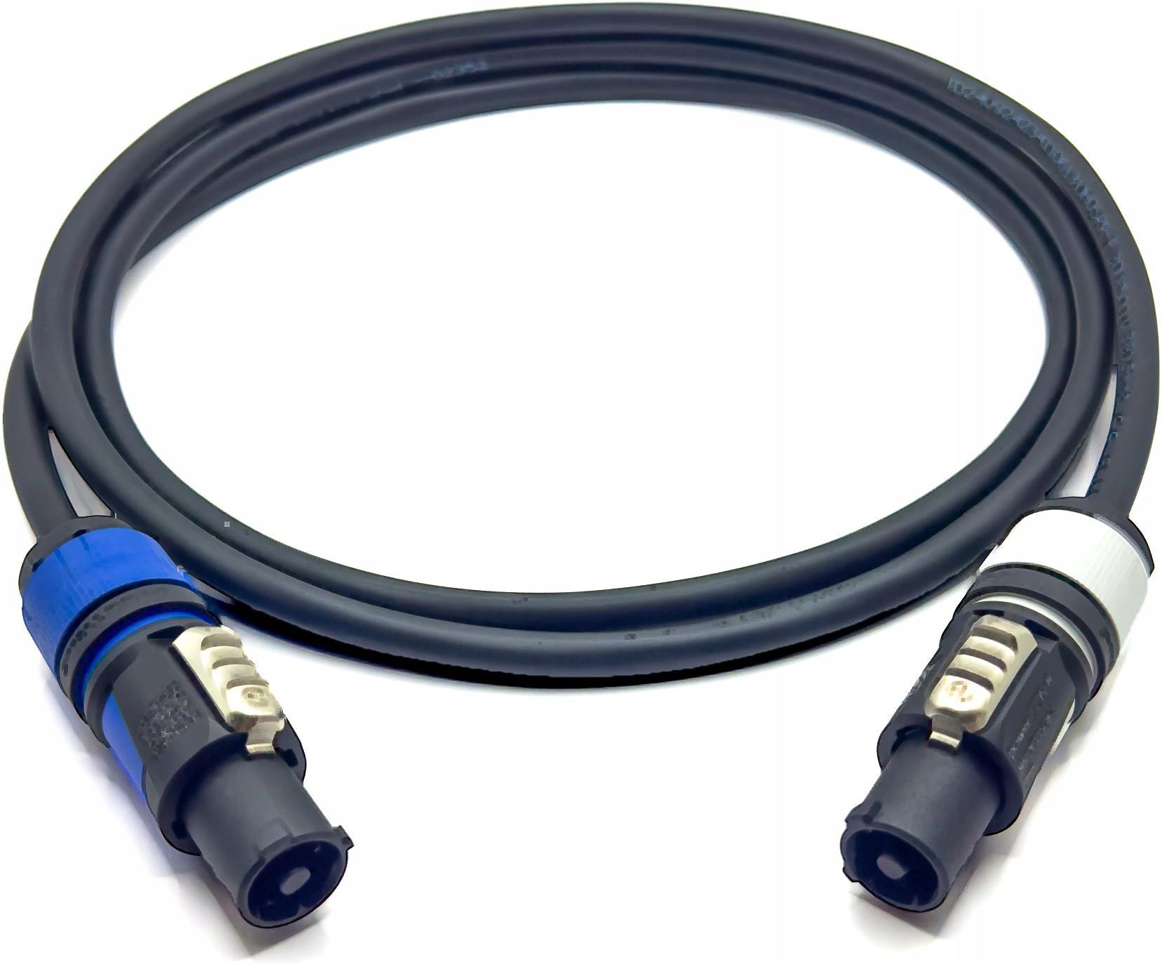 Kabel zasilający powerCON In/Out podaj dalej 3x1,5 Kables Neutrik 1m ...