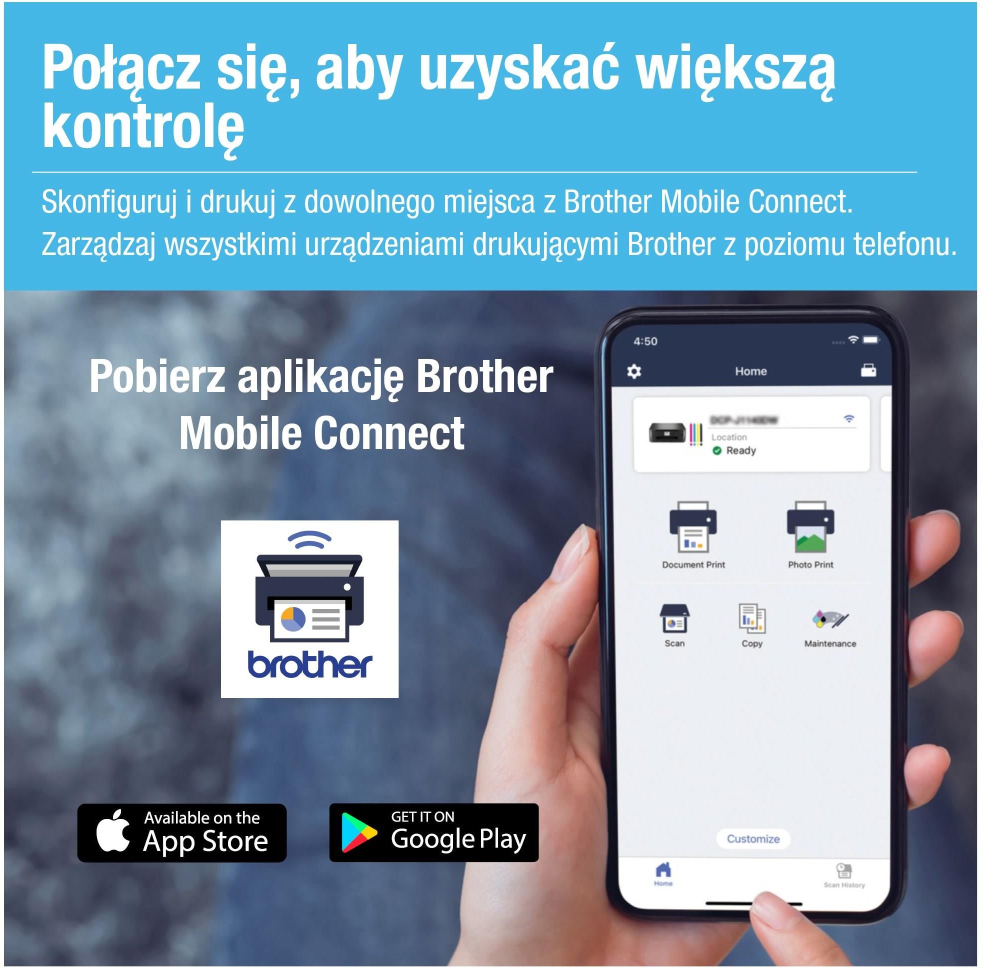 Urządzenie wielofunkcyjne Brother InkBenefit DCP-T536DW - Ceneo.pl