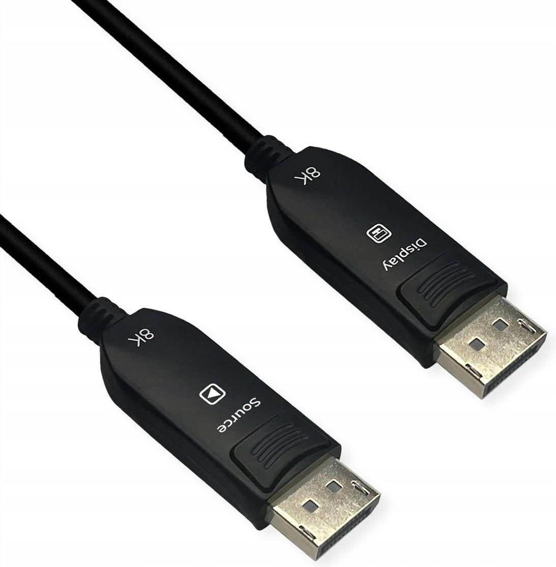 Roline DisplayPort v2.1 10K 60Hz 54Gbit/s Dp-dp M/M 30m (14013503 ...