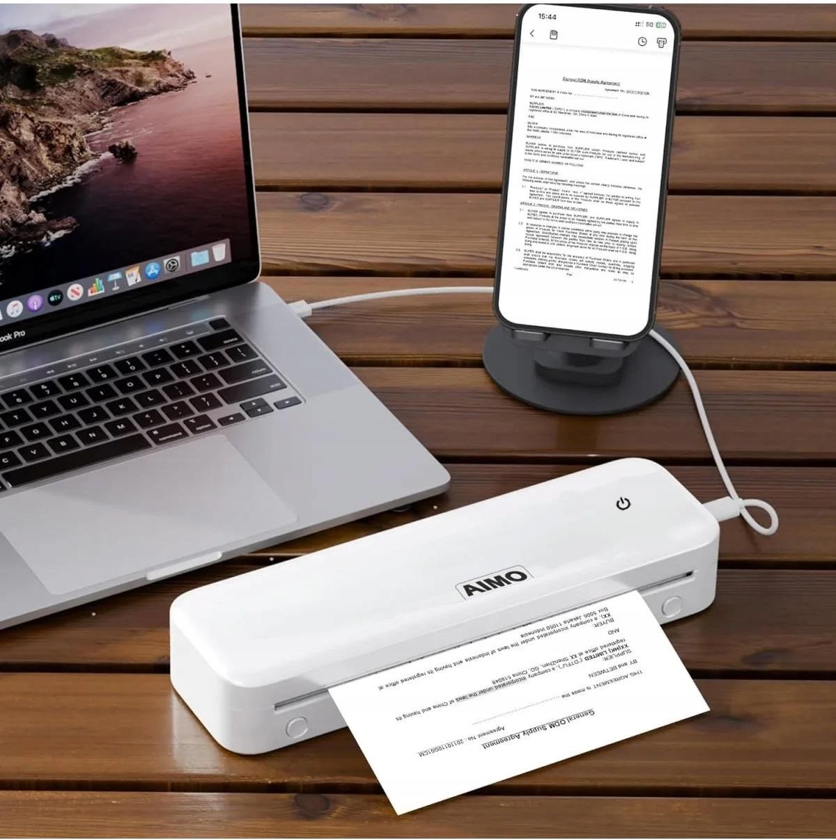 Drukarka etykiet Phomemo Przenośna Drukarka Termiczna A4 Bez Tuszu Bluetooth Aimo M831 Usb ...