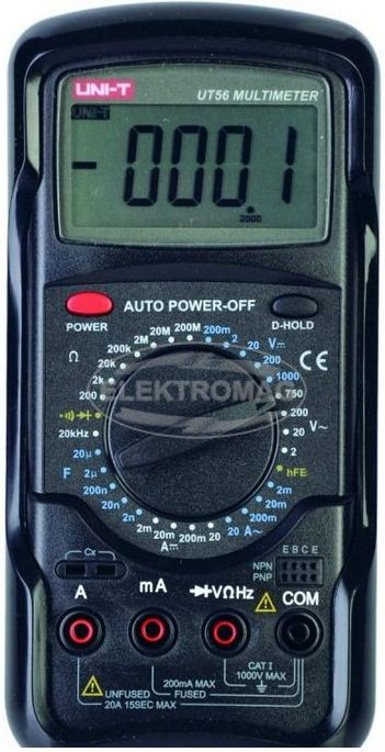 Miernik uniwersalny Uni-T Miernik Uniwersalny Unit Ut 56 (MIE0019) - Opinie i ceny na Ceneo.pl