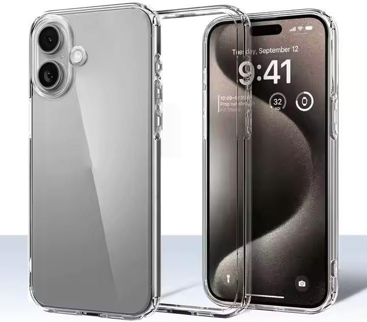 Cyoo Silikonowe Etui Do Apple Iphone 16 Plus Przezroczyste - Etui na ...