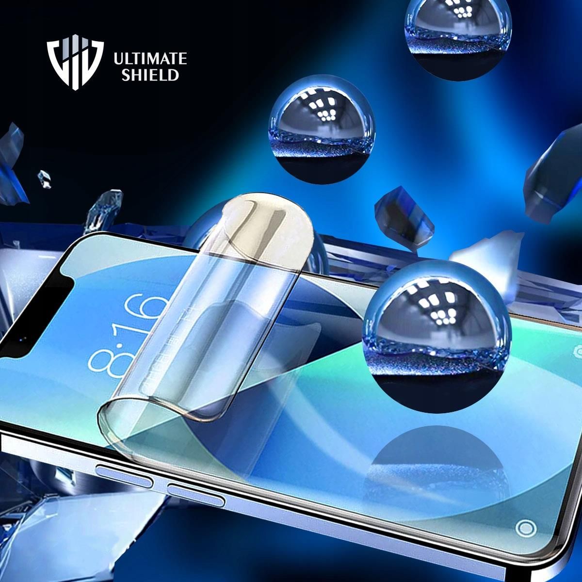 Ultimate Shield Folia 5D Na Cały Ekran Telefonu Do Realme 14 Pro Lite Nietłukące Oryginał ...