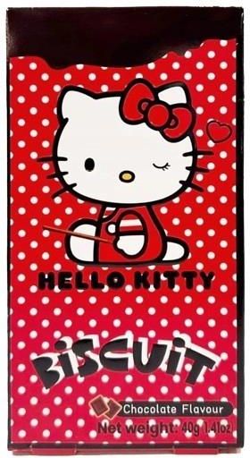 Tokimeki Hello Kitty biscuit chocolate flavour paluszki w polewie ...