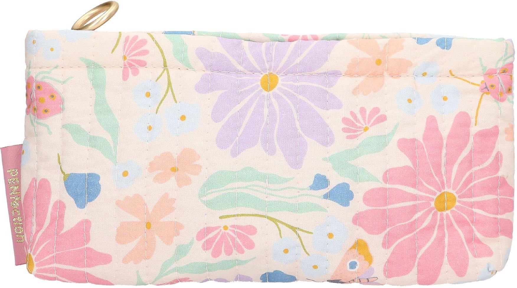Penfection Pencil Tube Flower Cream Colored With Pastel Floral Print ...