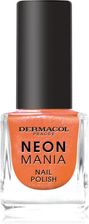 Dermacol Neon Mania lakier do paznokci odcień 2 Orange Glow 5 ml ...