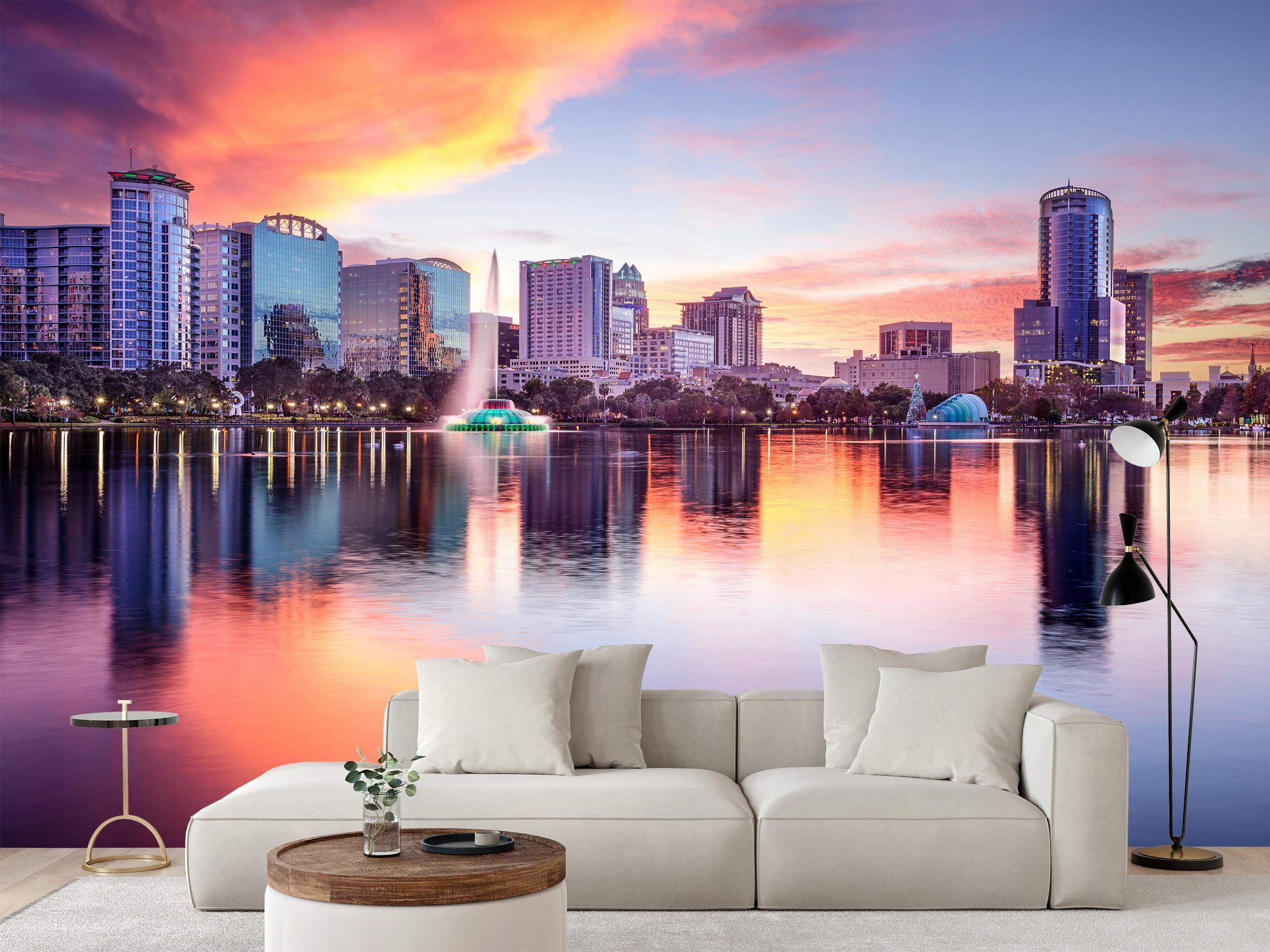Fototapeta Skyline Panorama Nowoczesne Miasto Floryda Usa 315 x 210 cm ...