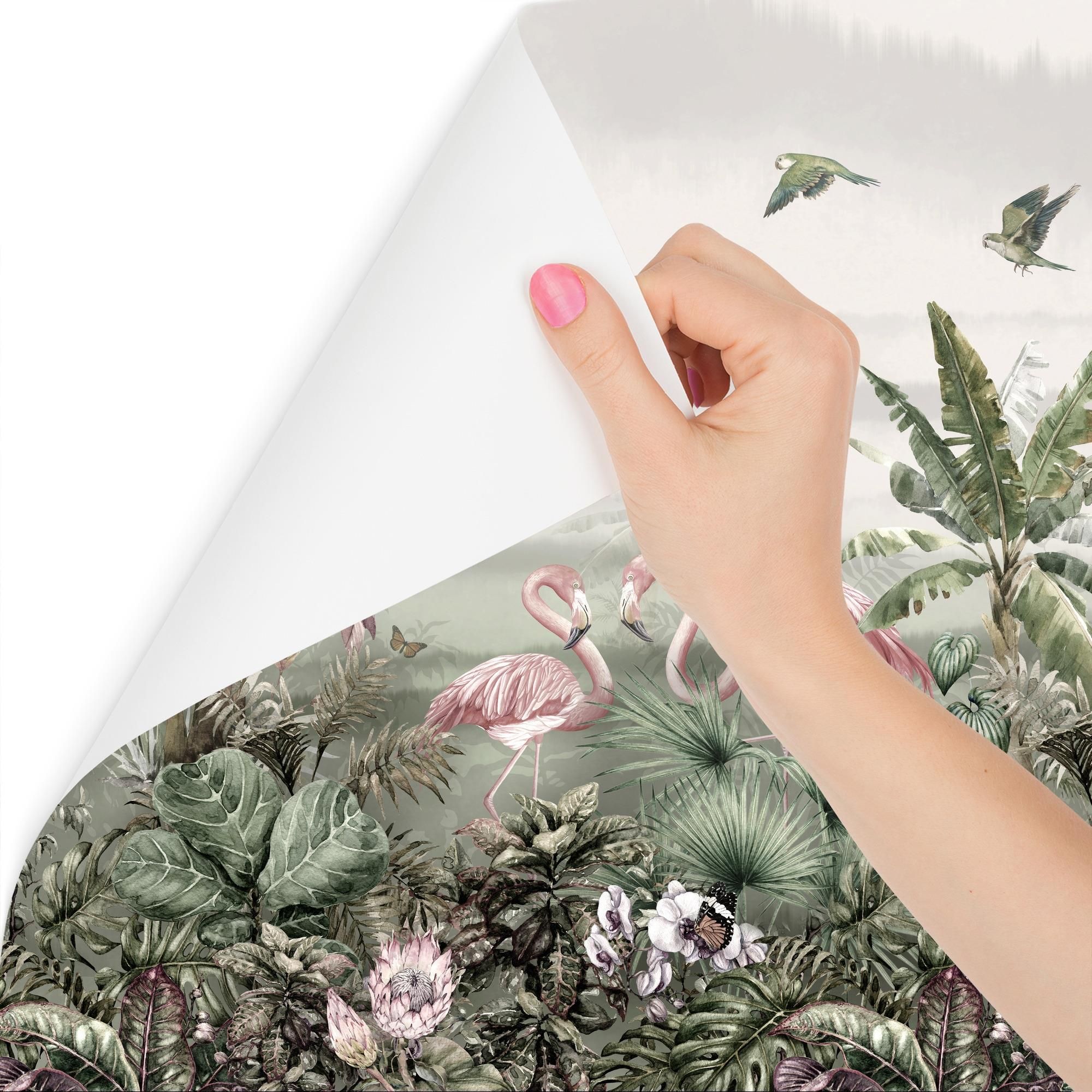 Fototapeta Do Jadalni Flamingi Rośliny Egzotyczne Natura Abstrakcja 400x280 - Opinie i ceny na ...