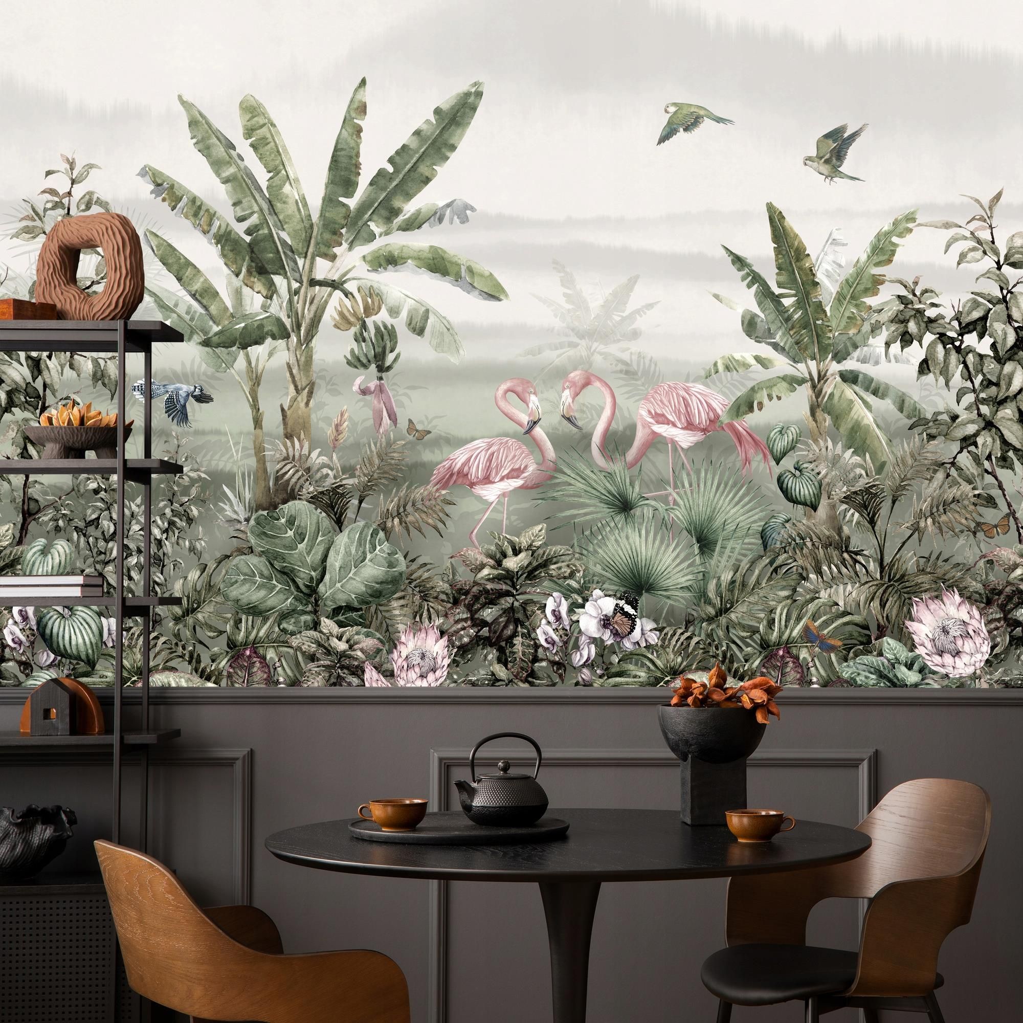 Fototapeta Do Jadalni Flamingi Rośliny Egzotyczne Natura Abstrakcja 400x280 - Opinie i ceny na ...