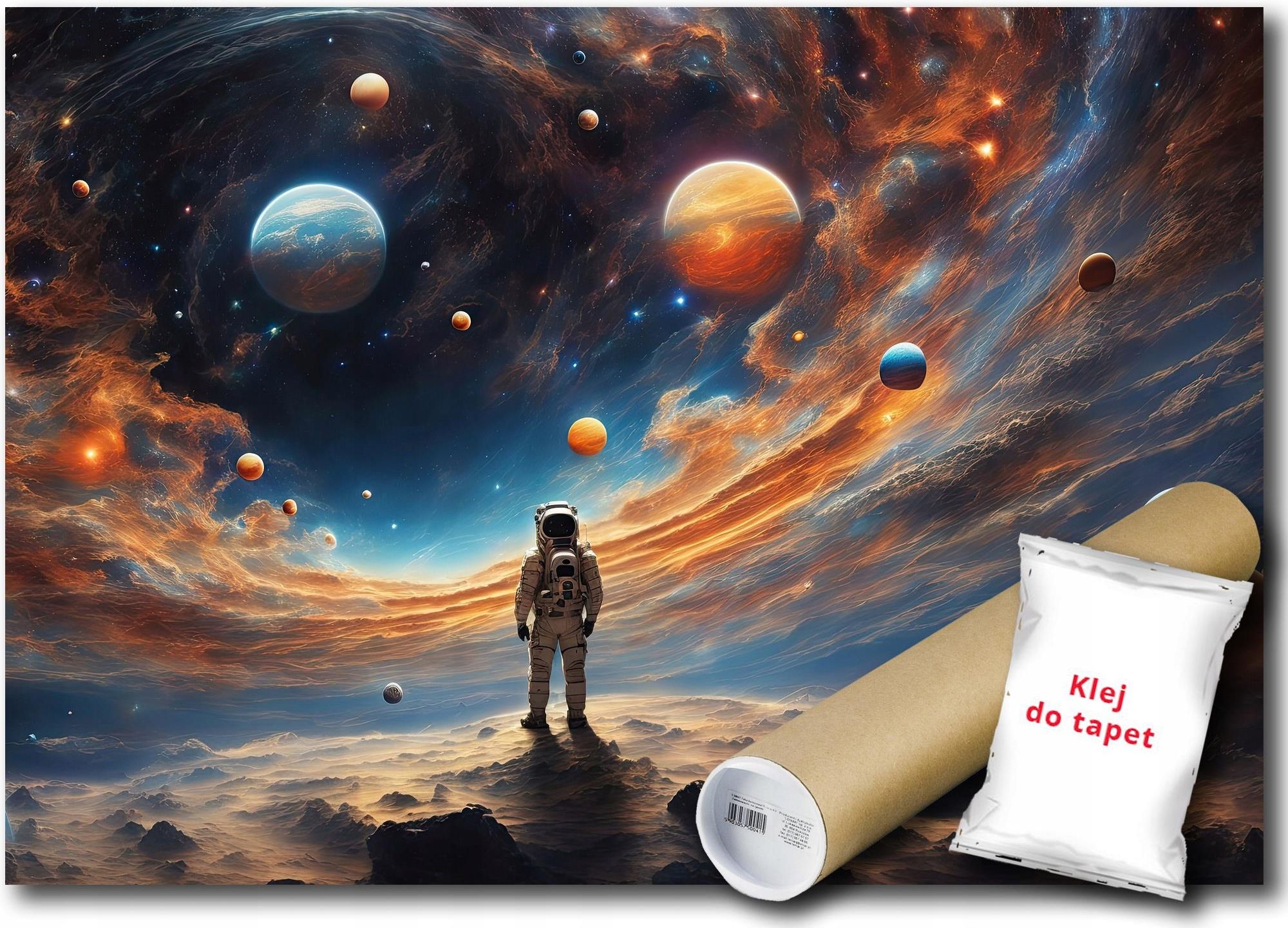 Fototapeta Flizelina Kosmos Astronauta Planety Fantastyka Sci-fi 254x184 - Opinie i ceny na Ceneo.pl