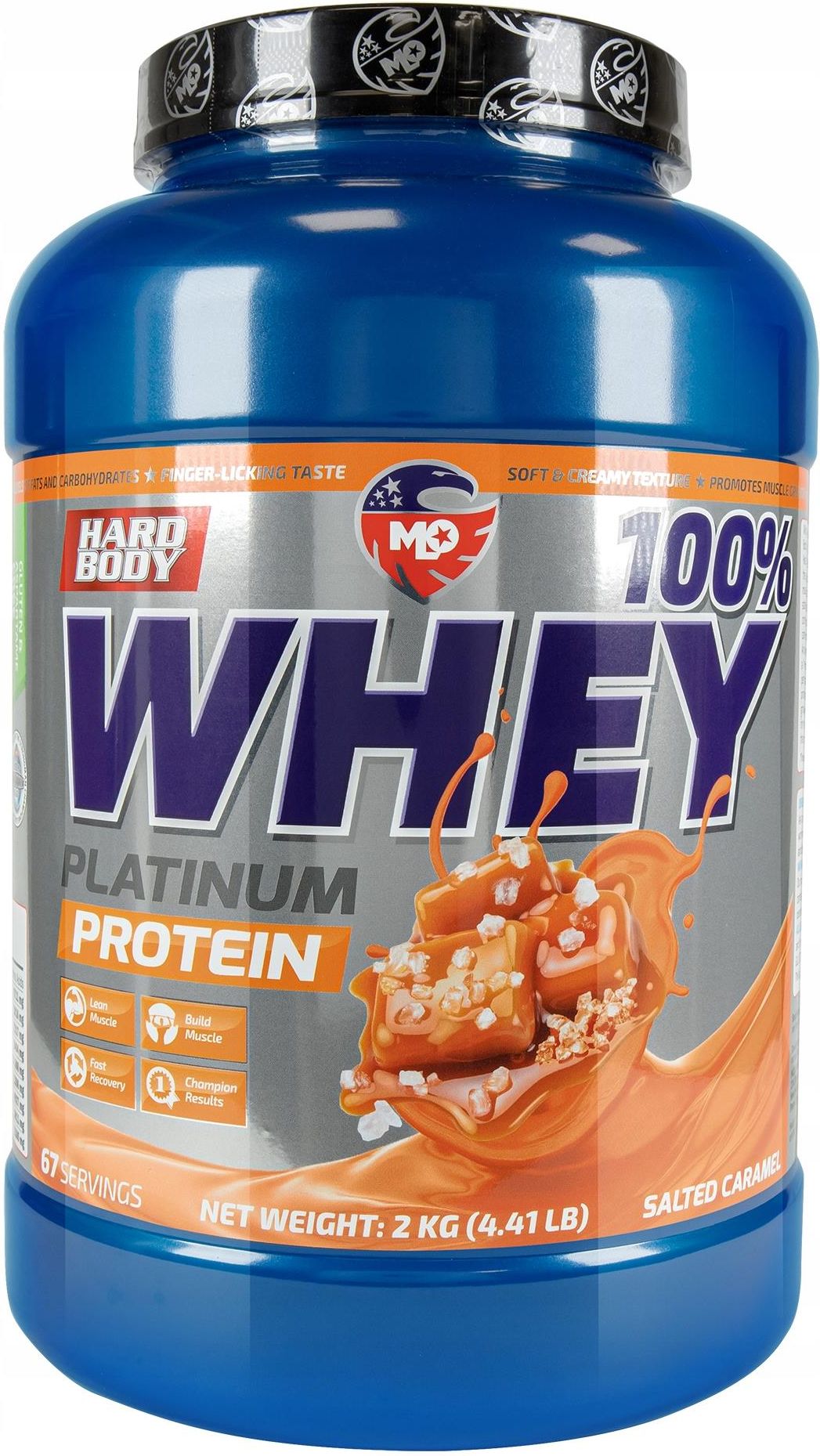 Odżywka białkowa MLO WHEY PLATINUM PROTEIN 2000G WPC WYSOKA JAKOŚĆ USA ...