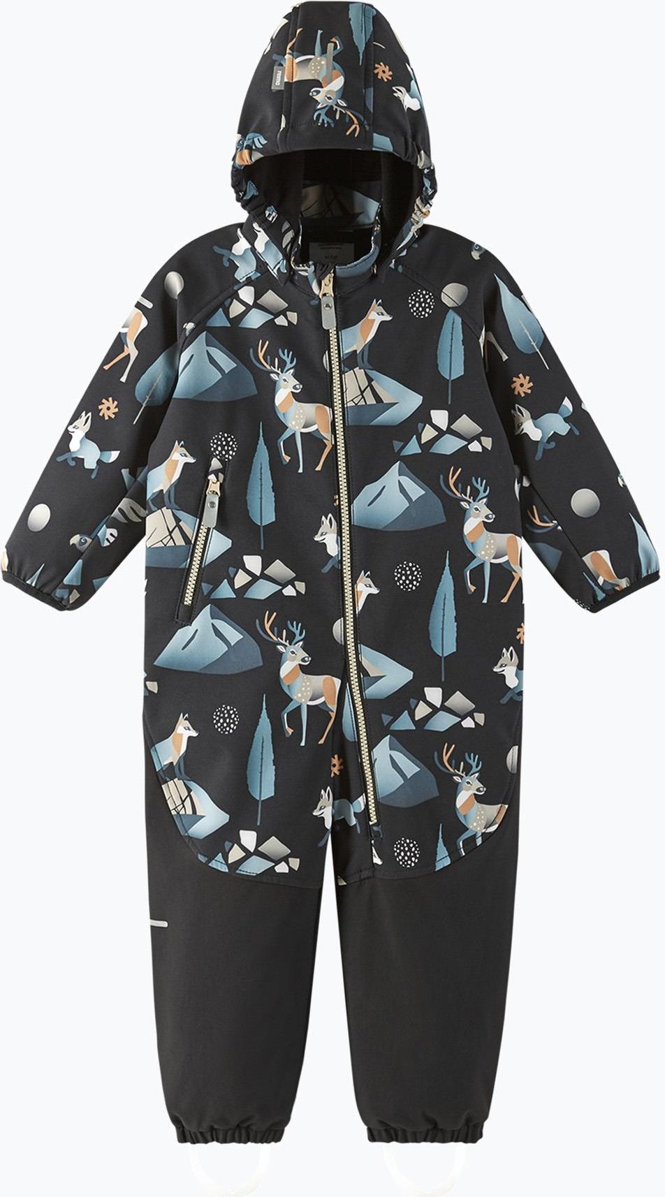 Kombinezon softshell dziecięcy Reima Mjosa black Zima 2025 - Ceny i ...
