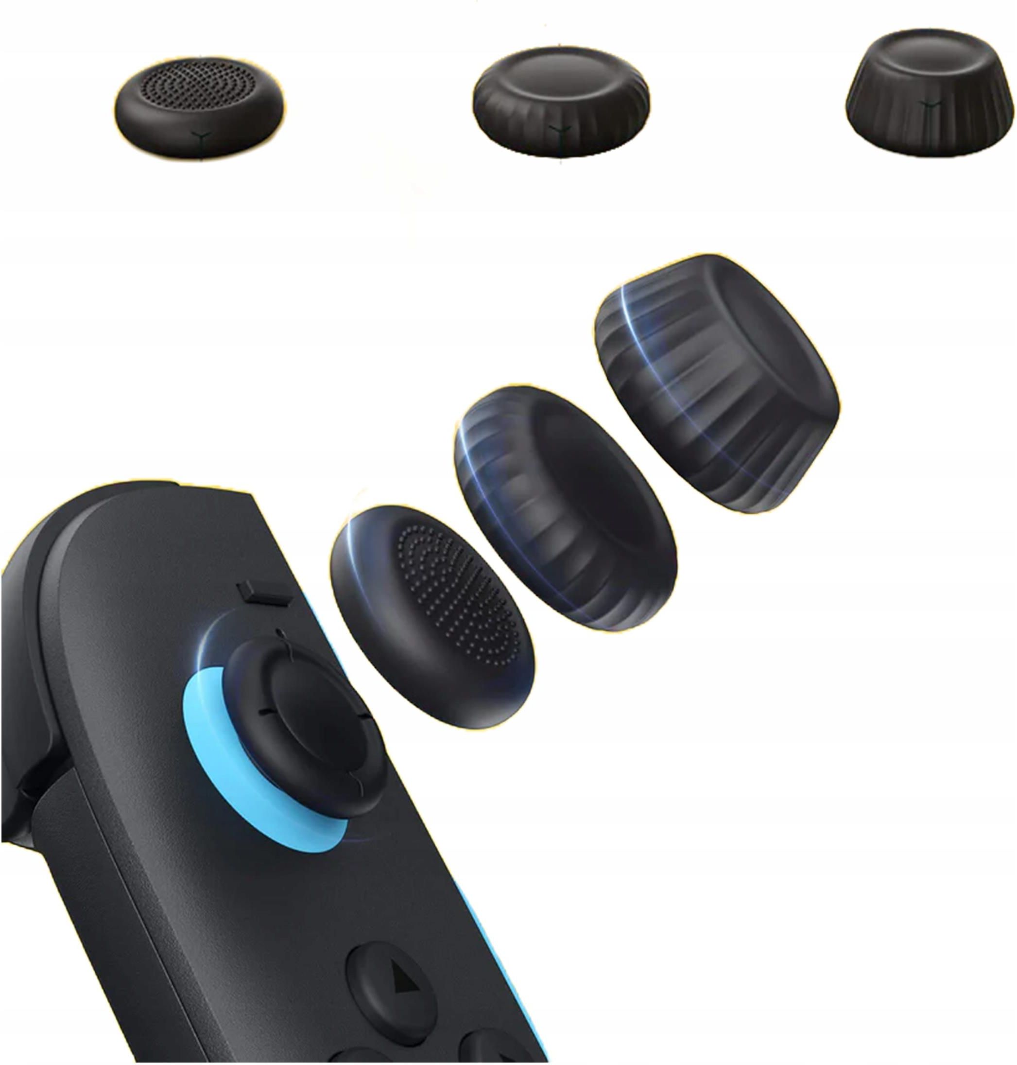Tradebit Nakładki na Joy-Con 6w1 do konsoli Nintendo Switch 2 Czarne ...