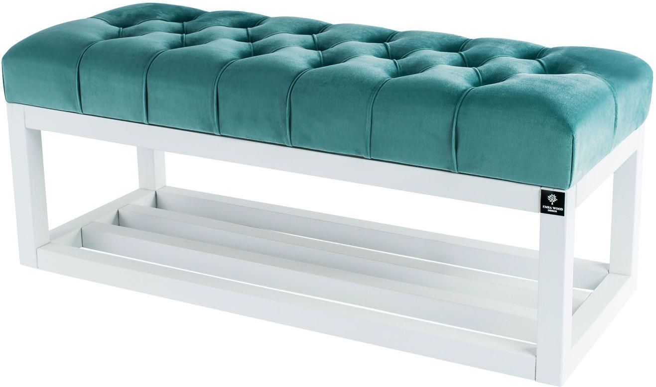 Edite Ławka Biały/Miętowy LPP-3 - Opinie i atrakcyjne ceny na Ceneo.pl