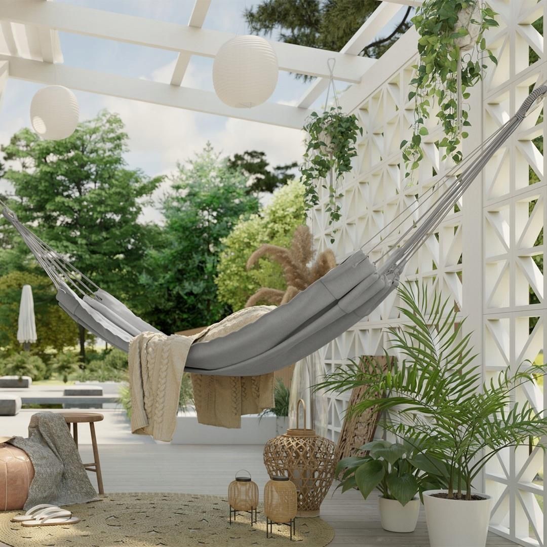 Hamak Jadordecor Hamak Ogrodowy Boho 240X80 Huśtawka Pokrowiec - Ceny i ...