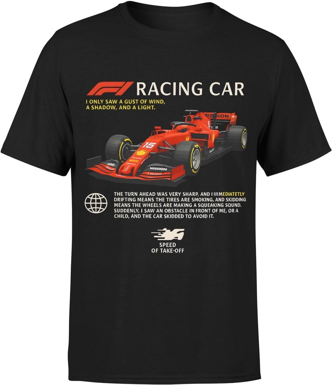 Bolid formula 1 f1 Męska koszulka (M, Czarny) - Ceny i opinie - Ceneo.pl