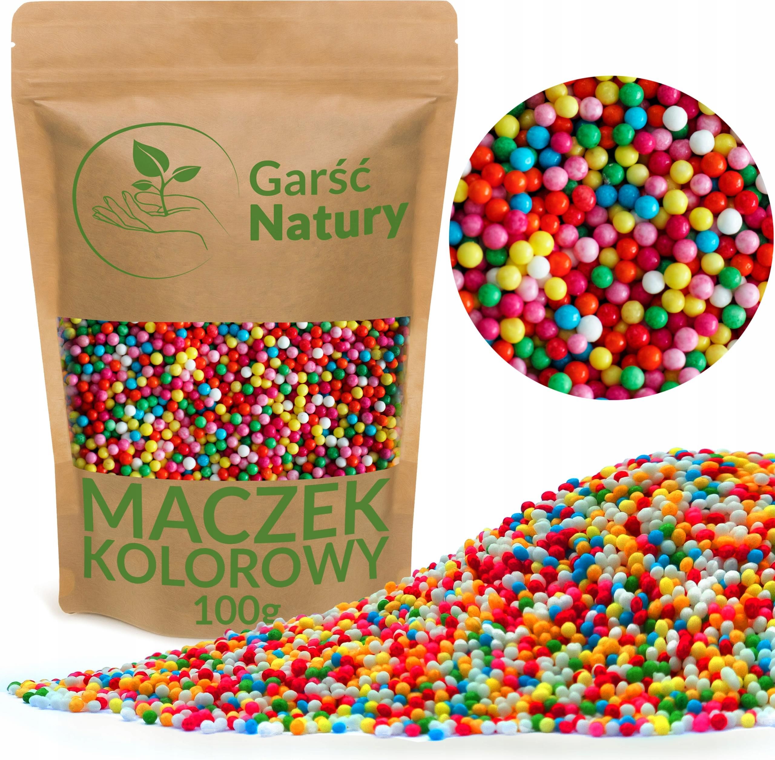Emix Posypka Cukrowa Maczek Kolorowy Owocowy Lodów 100G - Ceny i opinie ...