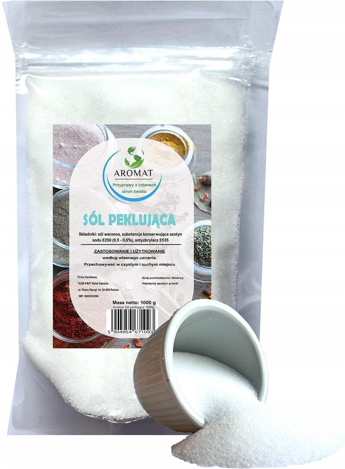 Aromat Sól Peklowa 1Kg Peklująca Peklosól Do Mięsa 1Kg - Ceny i opinie ...