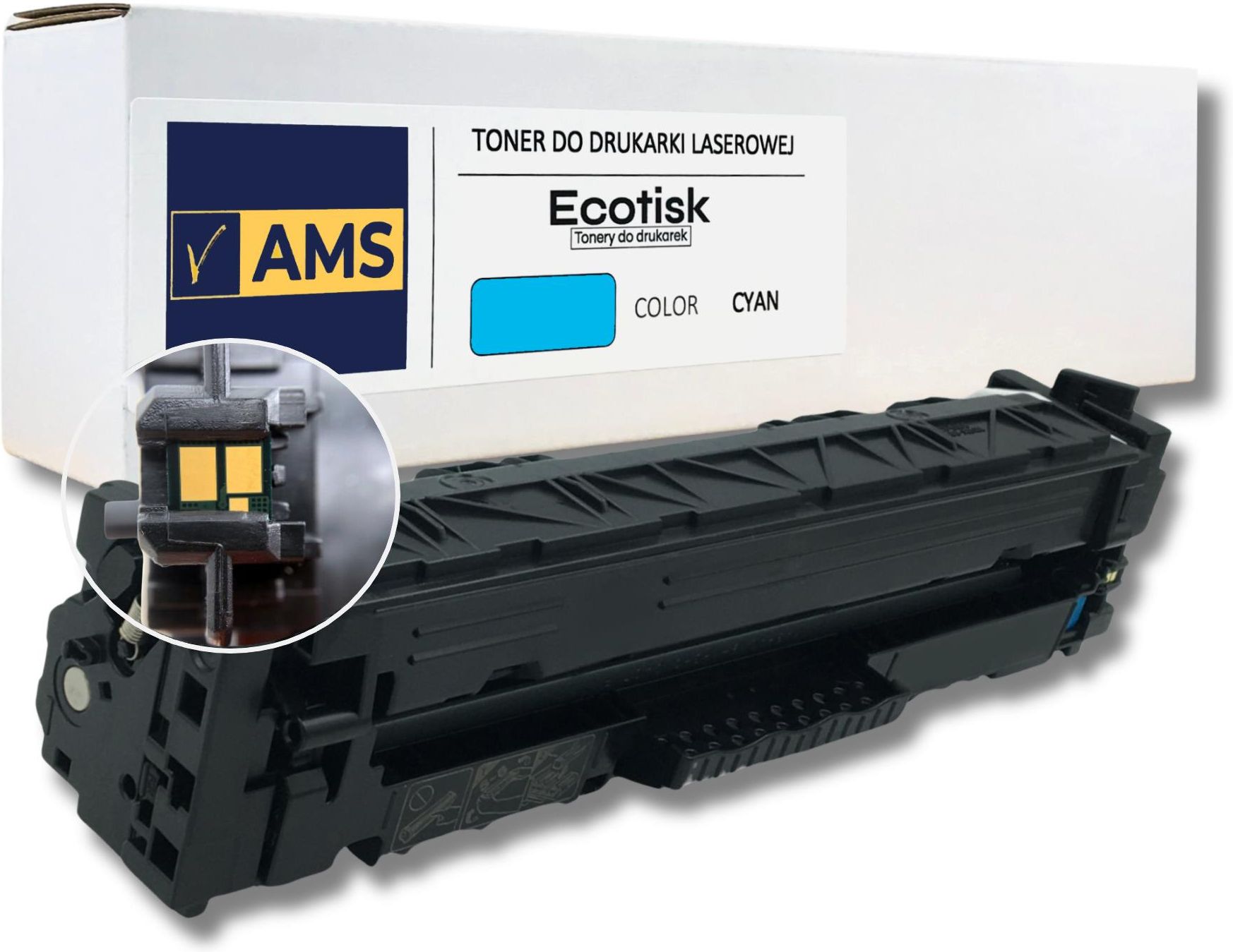 Toner zamiennik Ecotisk Toner do HP CF411A Niebieski ...