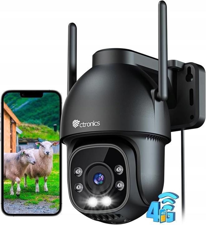 Kamera IP zewnętrzna Ctronics CTIPC-800C-B-EU4G (CTIPC-800C-B-EU4G ...