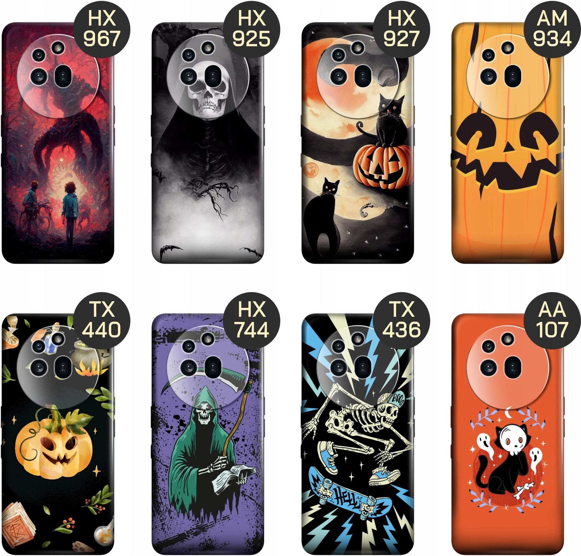 Hello Case Etui Do Nothing Phone 3A Pro Halloween Zombie Dynie Czaszki ...