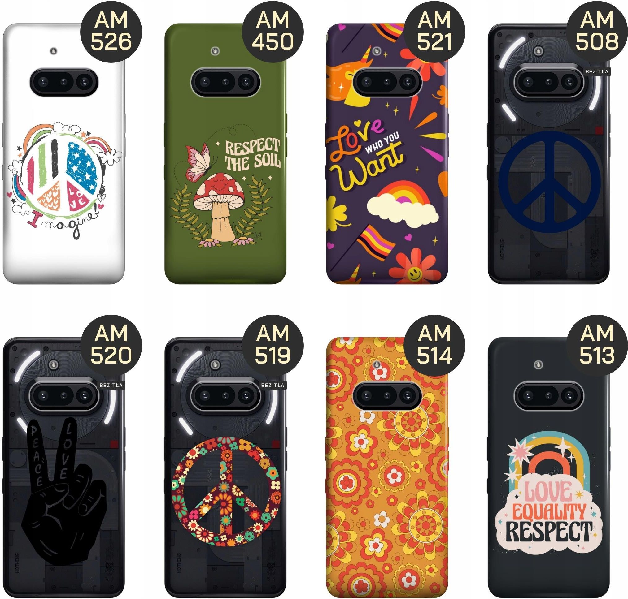 Hello Case Etui Do Nothing Phone 3A Hippie Peace Hippisi Obudowa ...